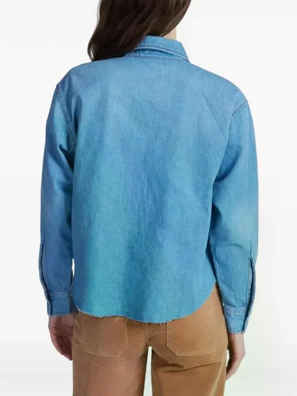 ASKK NY Crosby Raw-hem Denim Shirt