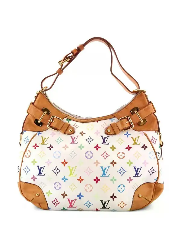LOUIS VUITTON Monogram Multicolor Hobo Bag - White
