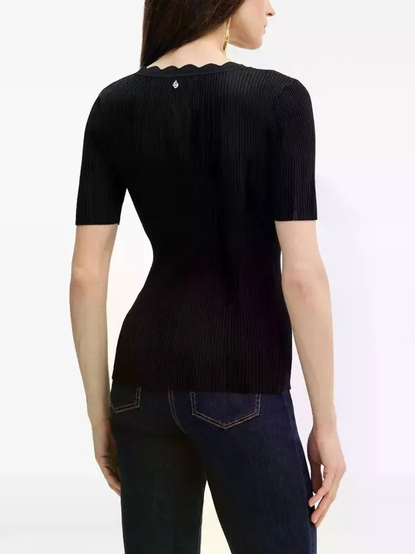 SILVIAN HEACH Ribbed-knit T-shirt