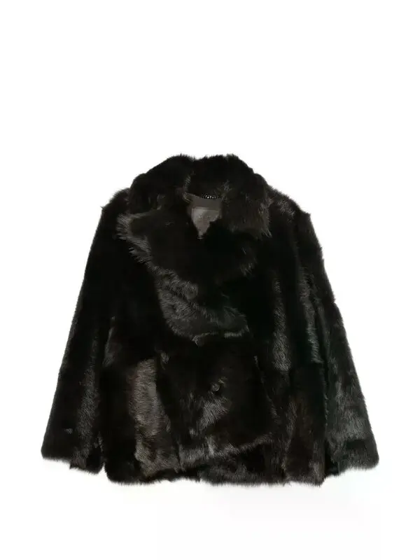 EMMETI Double-breasted Jacket - Black