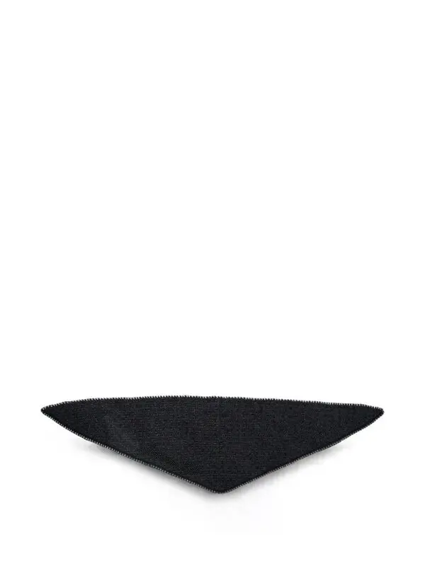 Andersson Bell Tweed-knit Scarf - Black