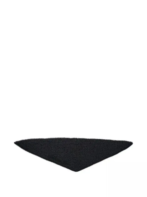 Andersson Bell Tweed-knit Scarf - Black