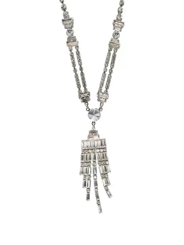 N°21 Crystal-embellished Tassel Necklace