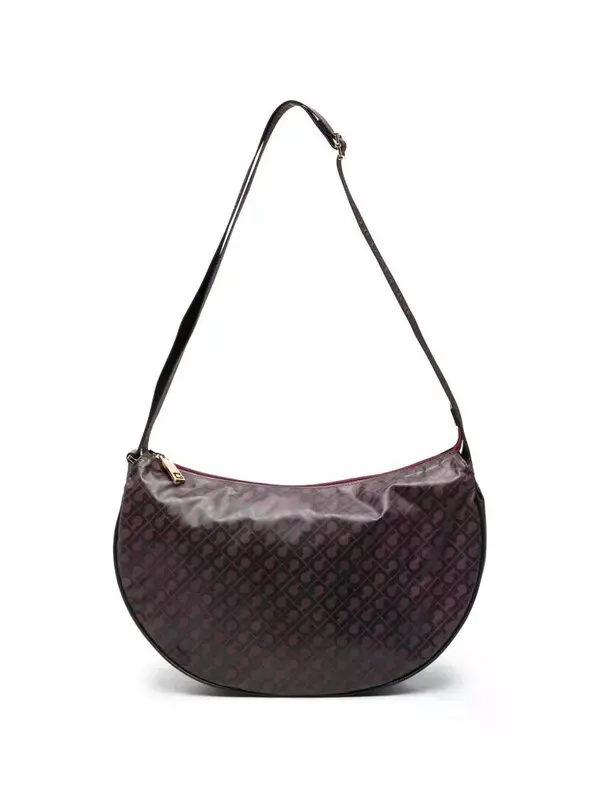 GHERARDINI Small Hobo Logo-print Shoulder Bag