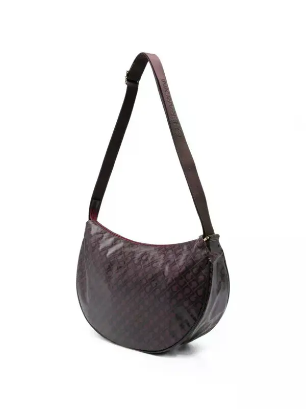 GHERARDINI Small Hobo Logo-print Shoulder Bag