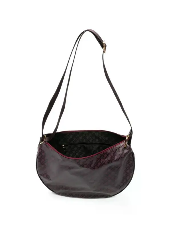 GHERARDINI Small Hobo Logo-print Shoulder Bag