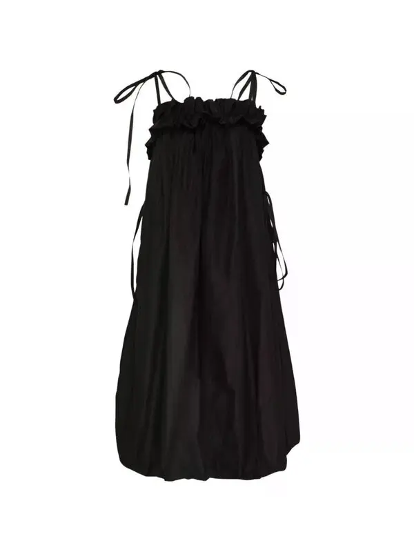 LEE MATHEWS Rosie Ruffled Tie-fastening Midi Dress