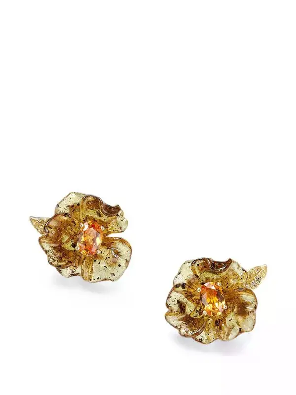 ANABELA CHAN Petunia Sapphire Drop Earrings