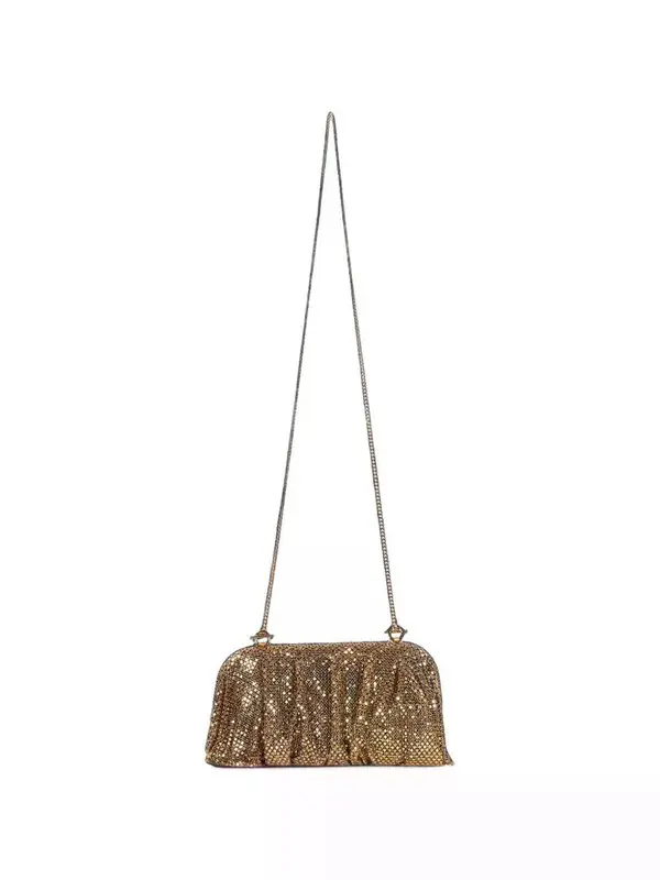 Benedetta Bruzziches Crystal-embellished Ruched Tote Bag