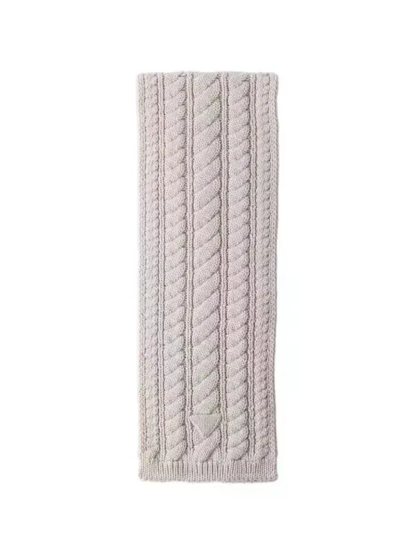 Prada Wool Scarf - Neutrals