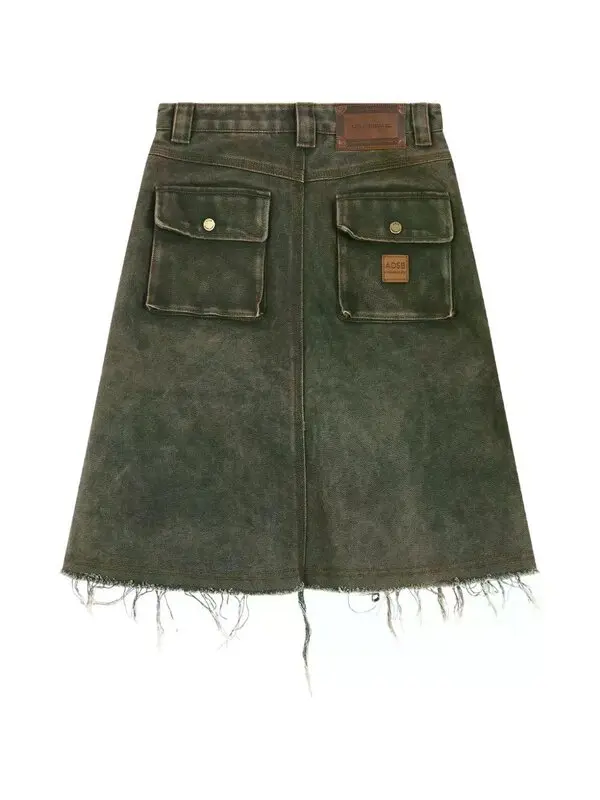 Andersson Bell Cargo-pocket Wrap Mini Skirt