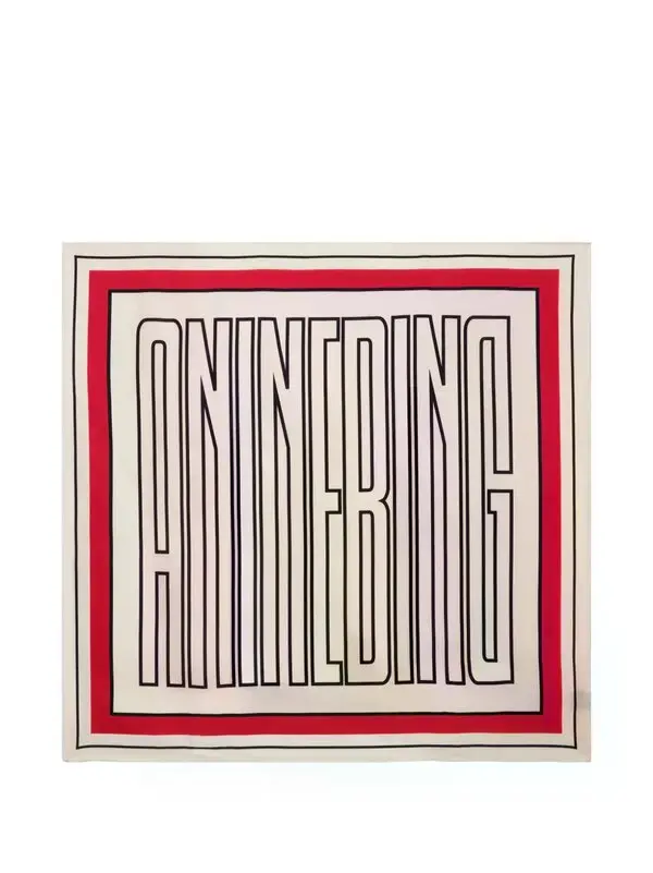 ANINE BING York Scarf - Red