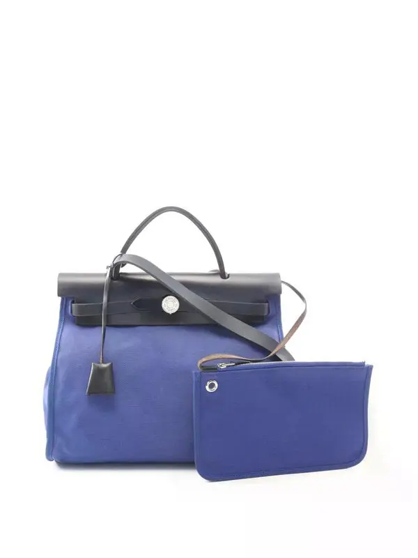 Hermès Toile Herbag Zip 31 Satchel