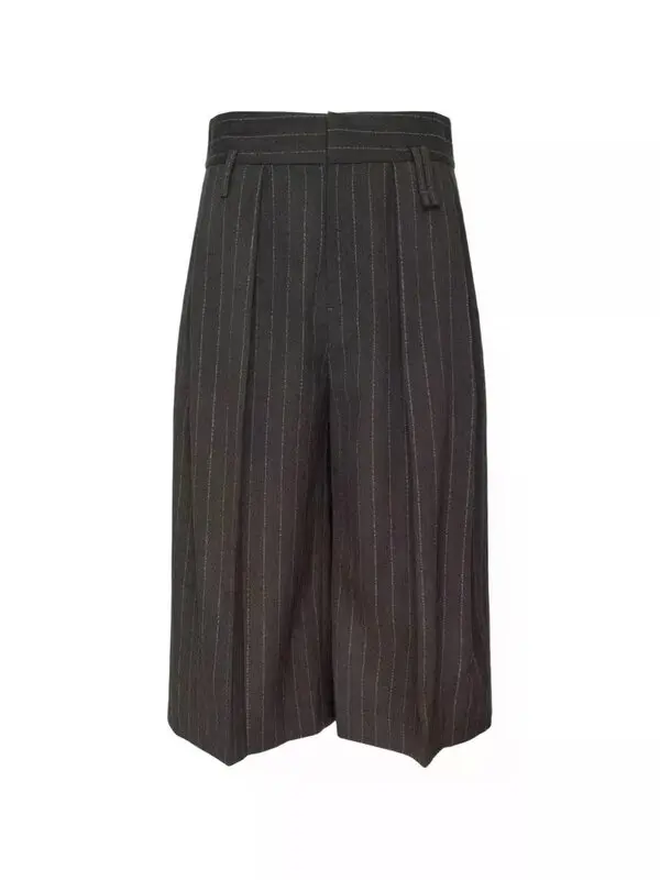 Simone Rocha Pinstripe Pleated Shorts