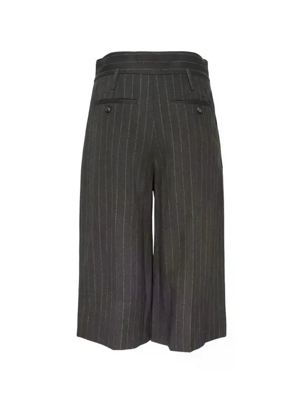 Simone Rocha Pinstripe Pleated Shorts