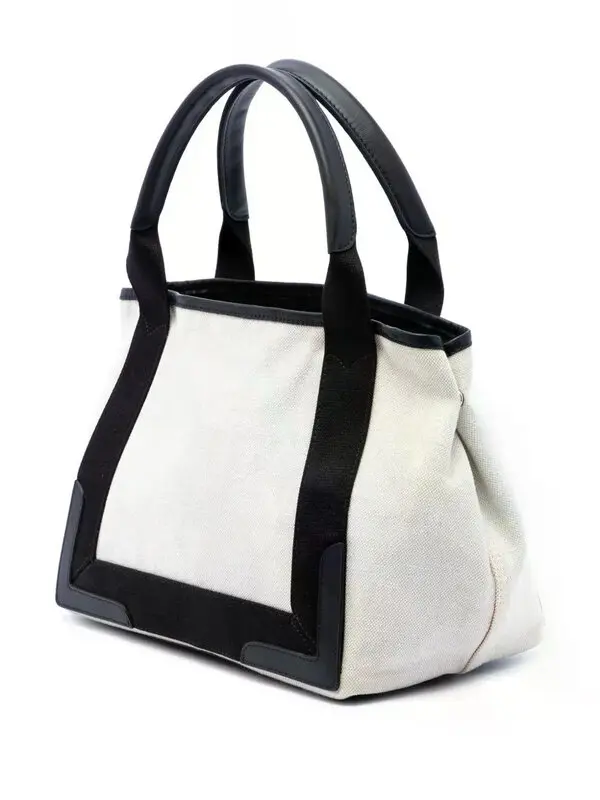 Balenciaga Canvas Navy Cabas S Tote Bag