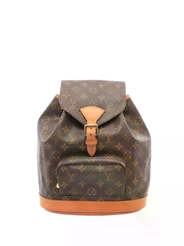 LOUIS VUITTON Monogram Montsouris Mm Backpack - Brown