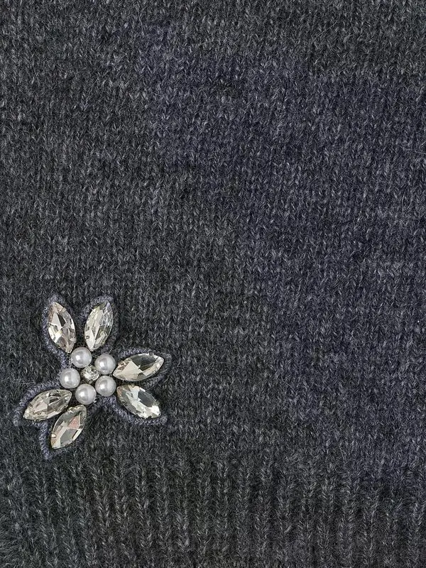 Simone Rocha Crystal-embellished Bonnet