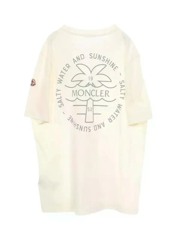 Moncler 2010s Palm Tree Print T-shirt