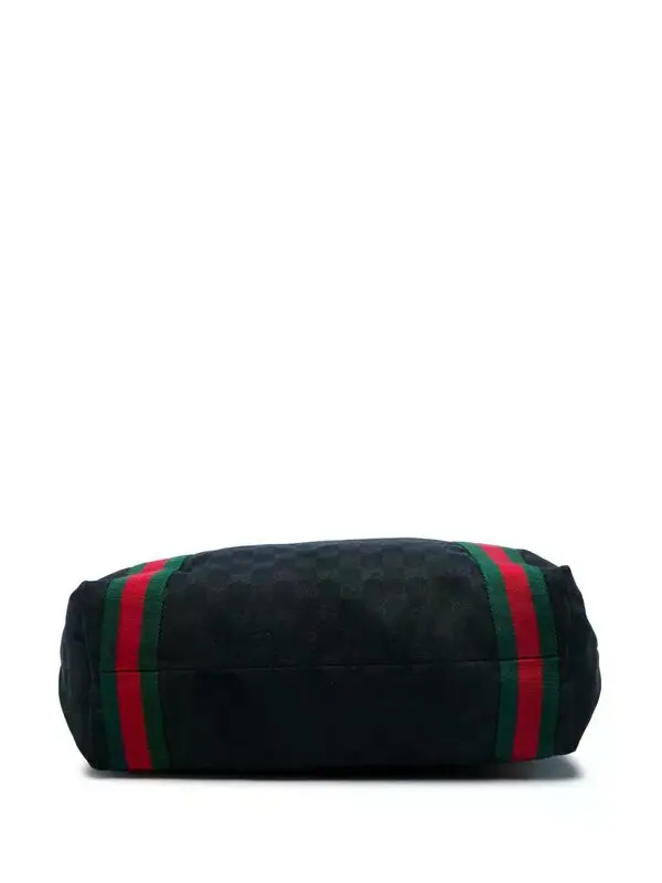 Gucci Gg Canvas Web Tote Bag