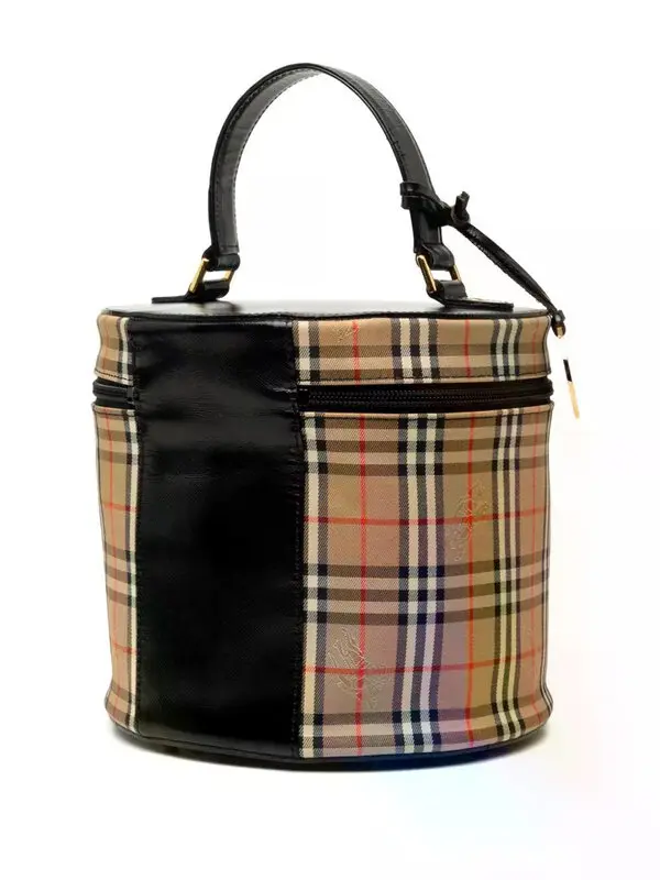 Burberry 2000-2017 Haymarket Check Canvas Vanity Bag