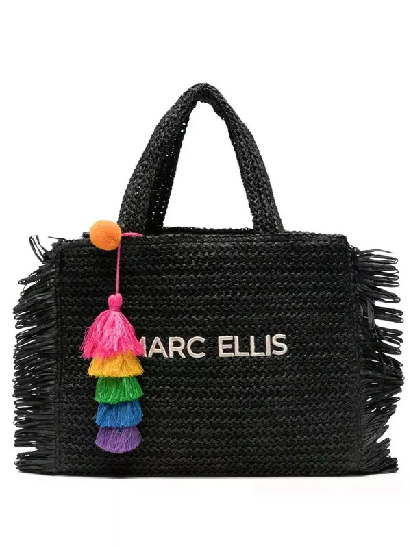 MARC ELLIS Buby Fringe-trimmed Tote Bag