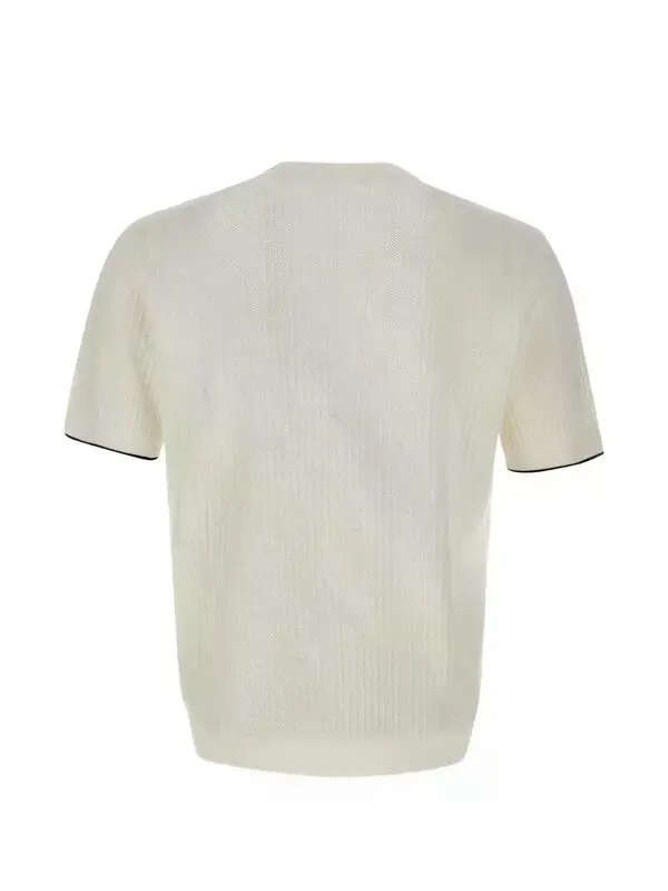 KANGRA Fine-knit Ribbed T-shirt