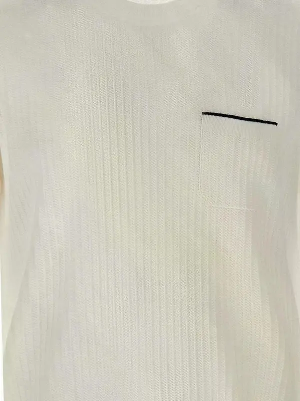 KANGRA Fine-knit Ribbed T-shirt