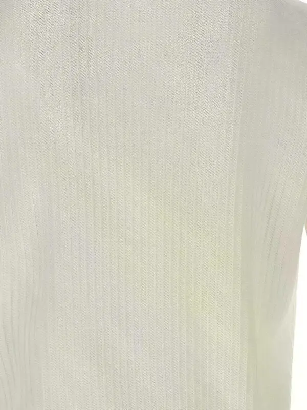 KANGRA Fine-knit Ribbed T-shirt