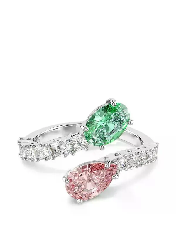 SWAROVSKI X Ariana Grande Crystal-embellished Open Ring - Silver