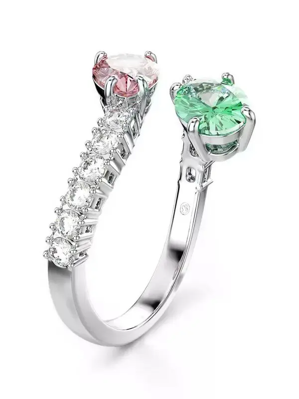 SWAROVSKI X Ariana Grande Crystal-embellished Open Ring - Silver