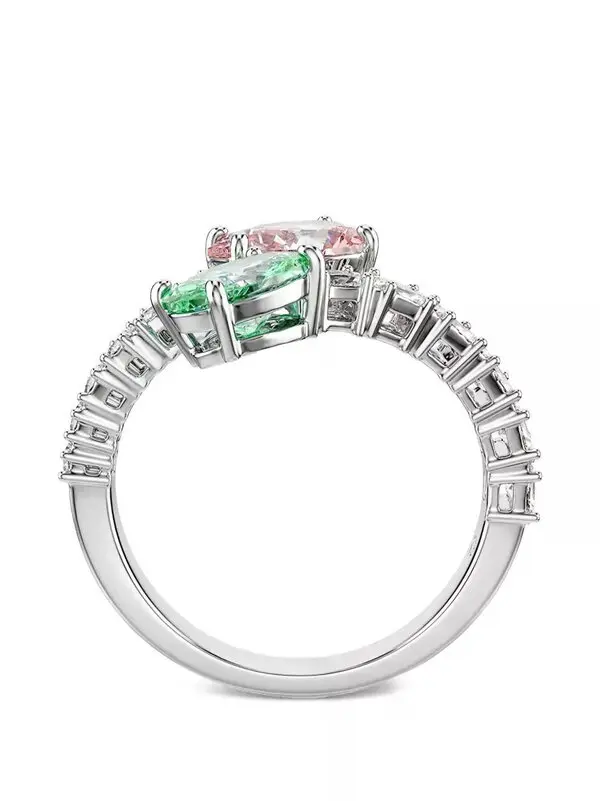 SWAROVSKI X Ariana Grande Crystal-embellished Open Ring - Silver