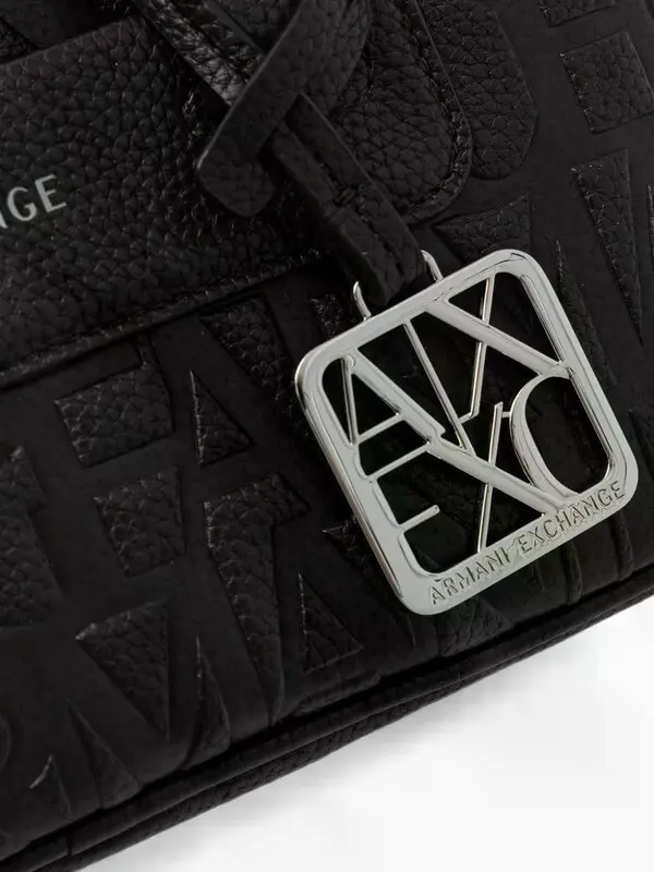 Armani Exchange Logo-embossed Shoulder Bag