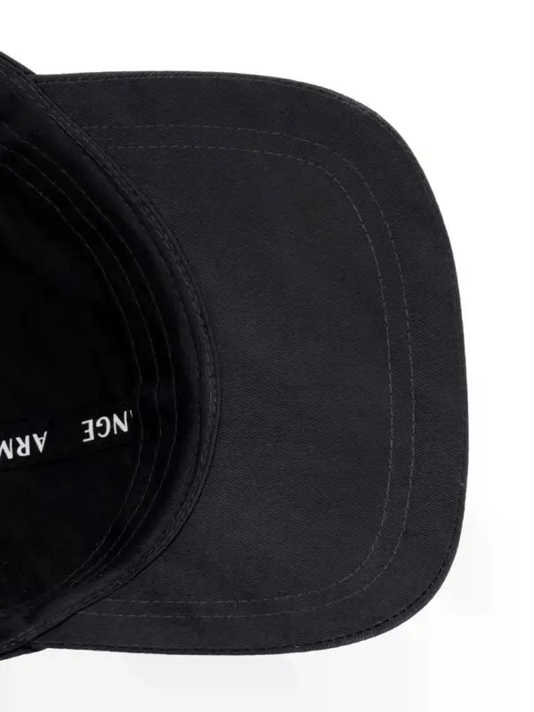 Armani Exchange Logo-embroidered Baseball Cap - Black