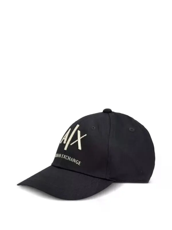 Armani Exchange Logo-embroidered Baseball Cap - Black