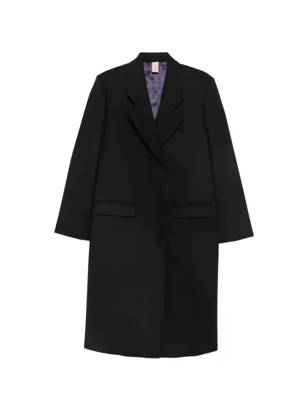 INDRESS Notched-lapel Flap-pocket Coat