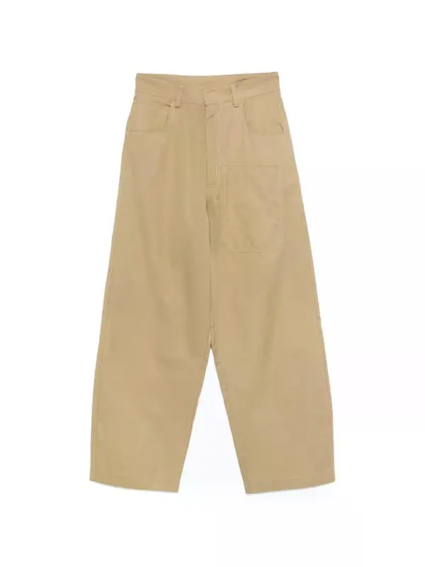 MAISON JEJIA Patch-pocket Straight-leg Trousers