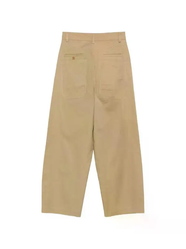 MAISON JEJIA Patch-pocket Straight-leg Trousers