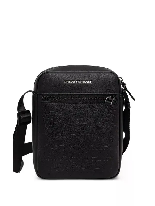 Armani Exchange Reporter Messenger Bag - Black