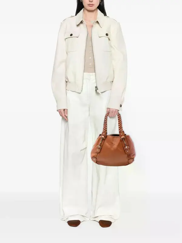 Gucci Leather Horsebit Pelham Shoulder Bag