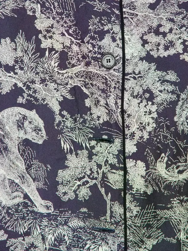 Dior Toile De Jouy Chez Moi Pajama Shirt - Blue