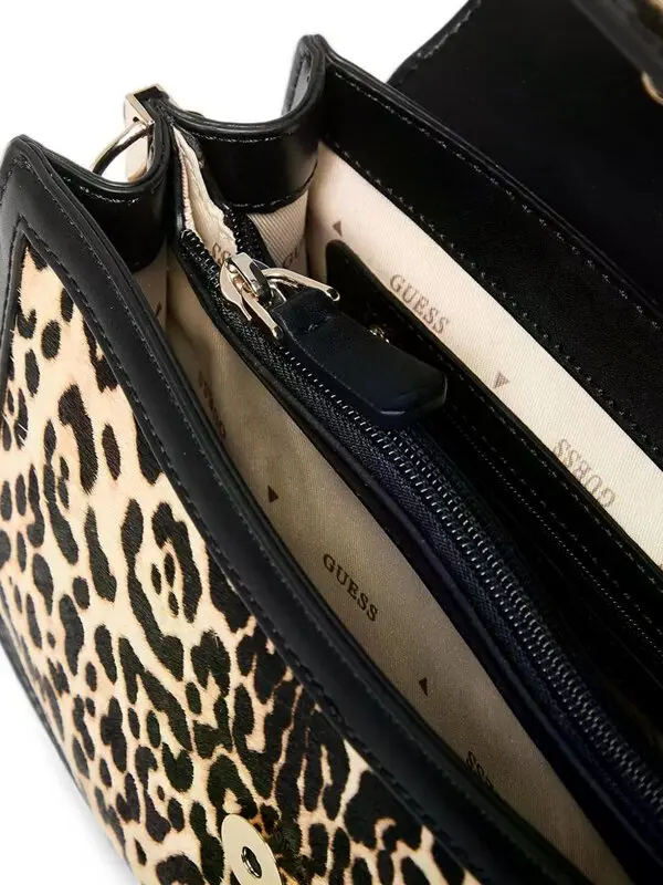 Guess Audrey Leopard-print Crossbody Bag