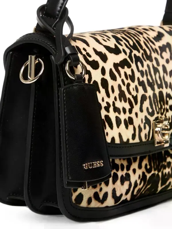 Guess Audrey Leopard-print Crossbody Bag