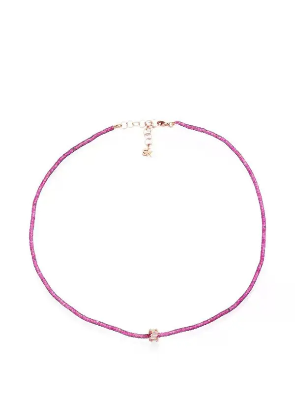 SUZANNE KALAN Infinite Spinel And Diamond Necklace - Pink