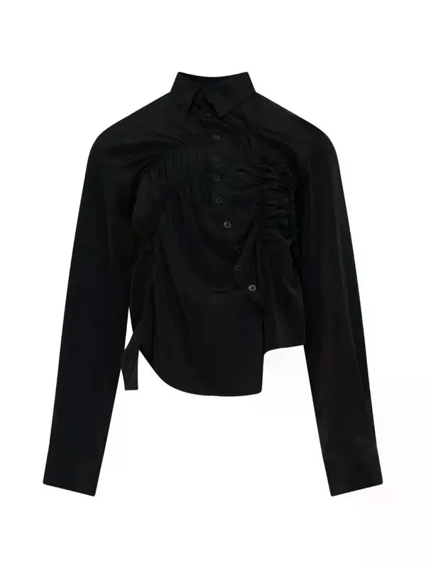 Y’s Gathered Asymmetric Shirt