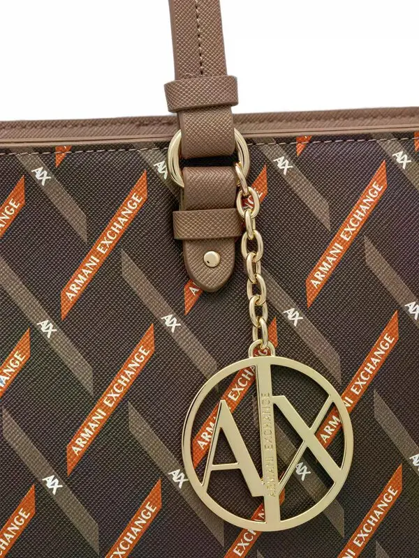 Armani Exchange Logo-print Monogram Tote Bag