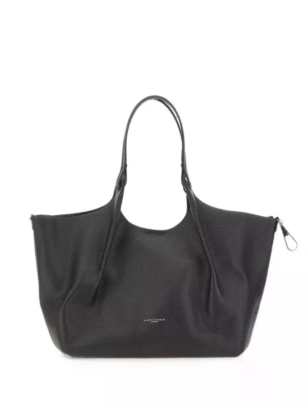 GIANNI CHIARINI Grained Leather Tote Bag