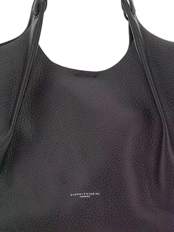 GIANNI CHIARINI Grained Leather Tote Bag