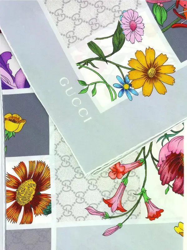 Gucci Gg Silk Scarf