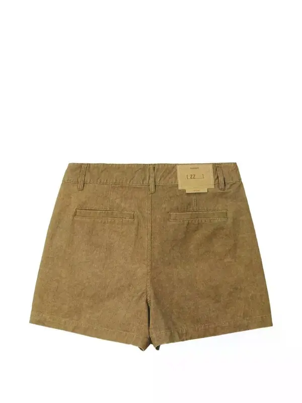Izzue Exposed-zip Cotton Skort